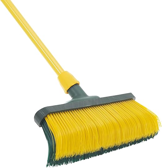 Novaliv - Scopa ad artiglio, 30 cm, in legno con manico telescopico ...