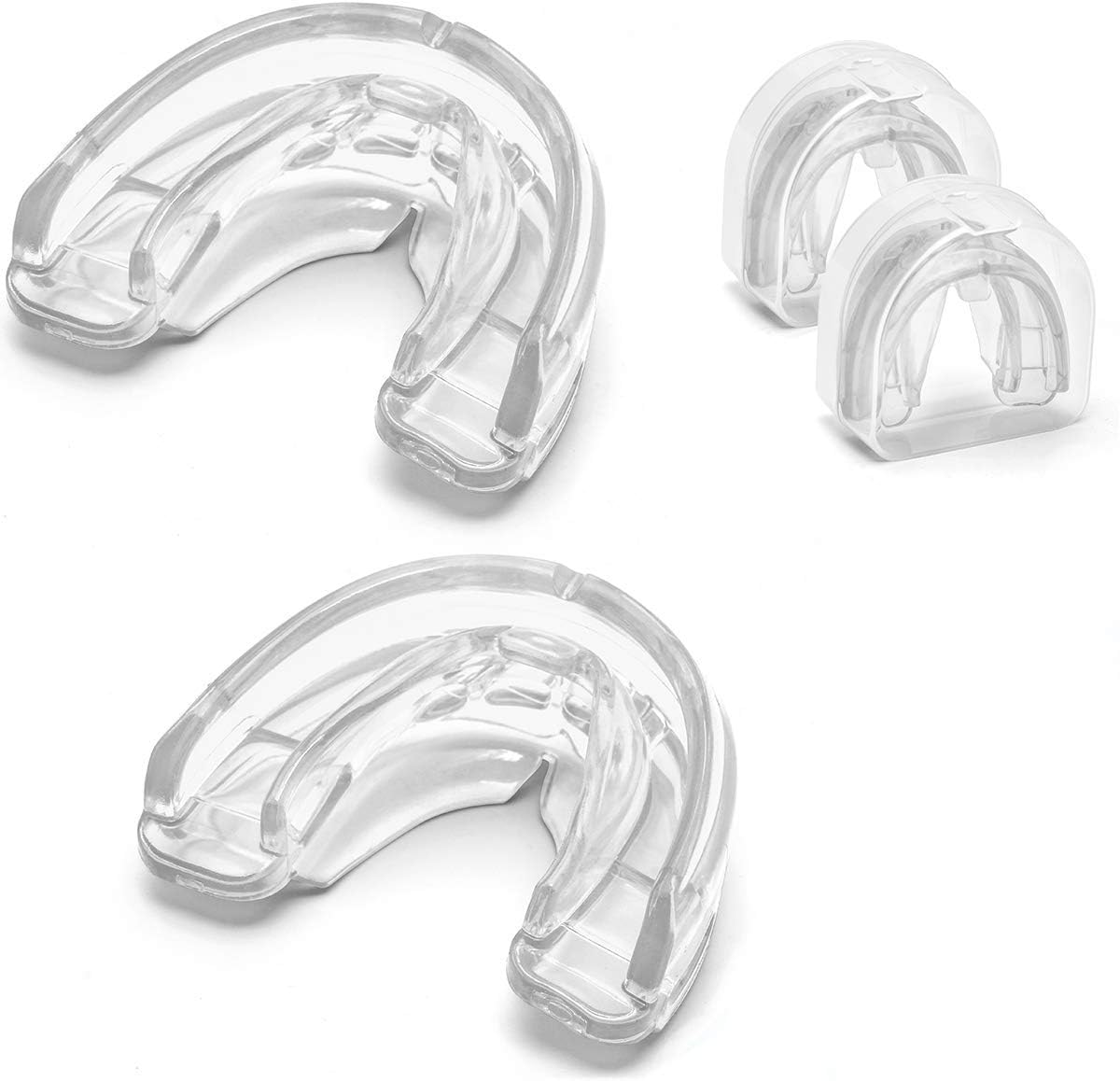 Amazon.com: Shock Doctor Upper & Lower Mouth Guard for Braces w/Helmet ...