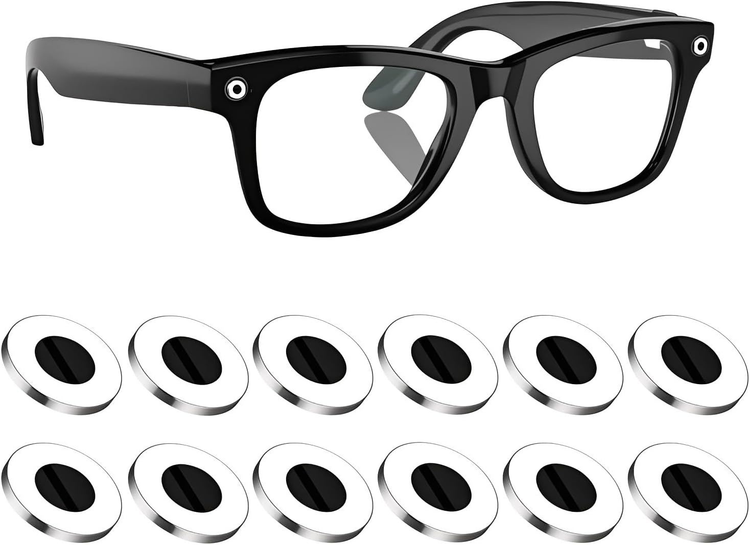 Amazon.com: 12 Pcs LED Light Blocking Stickers for RayBan Meta ...