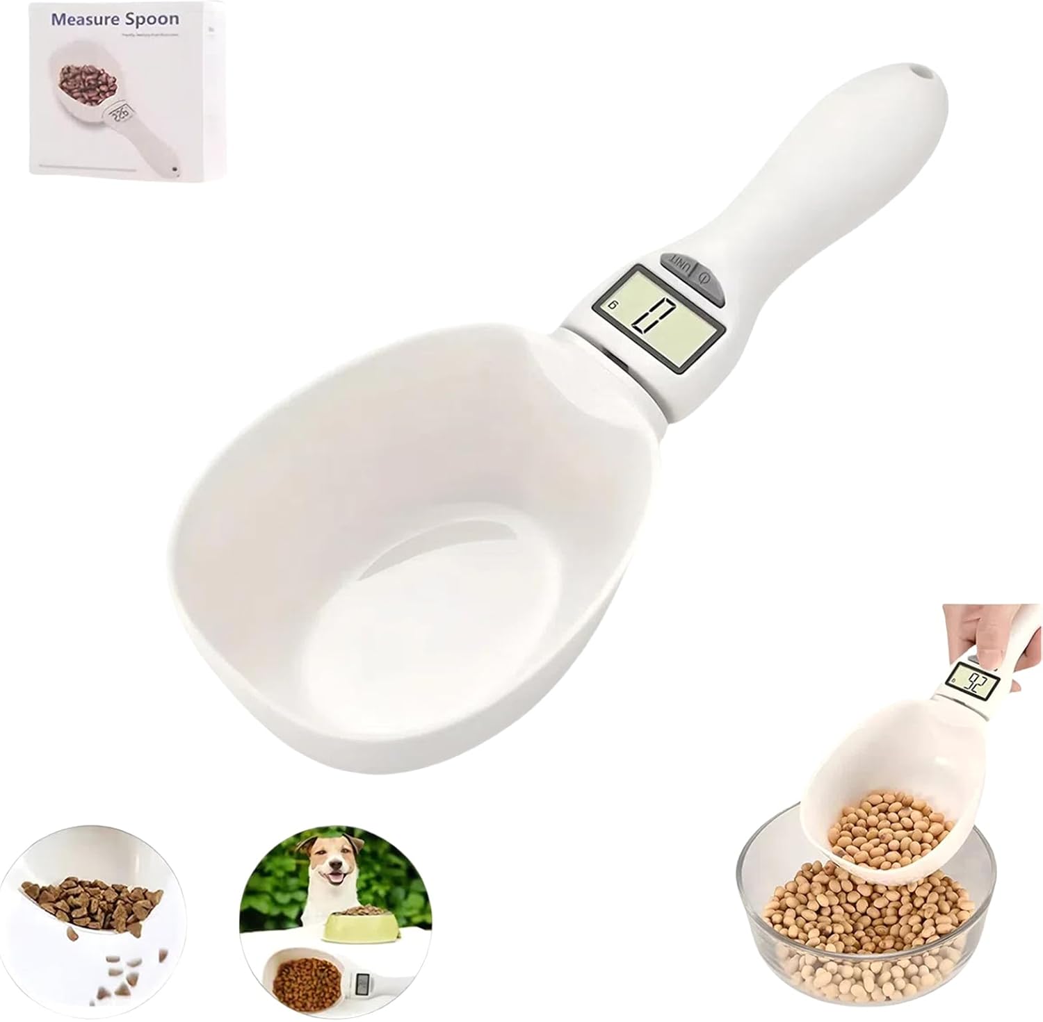 Amazon.com: Digital Measuring Spoon 800g-0.1g with LCD Display ...