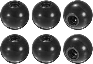 Amazon.com: M METERXITY 6-Pack Threaded Ball Knobs, M8 Female Thread 30mm Dia. Thermoset Ball ...