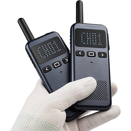 Amazon.com: Walkie Talkies with Earpiece and Mic Set, 2 Pack FRS ...