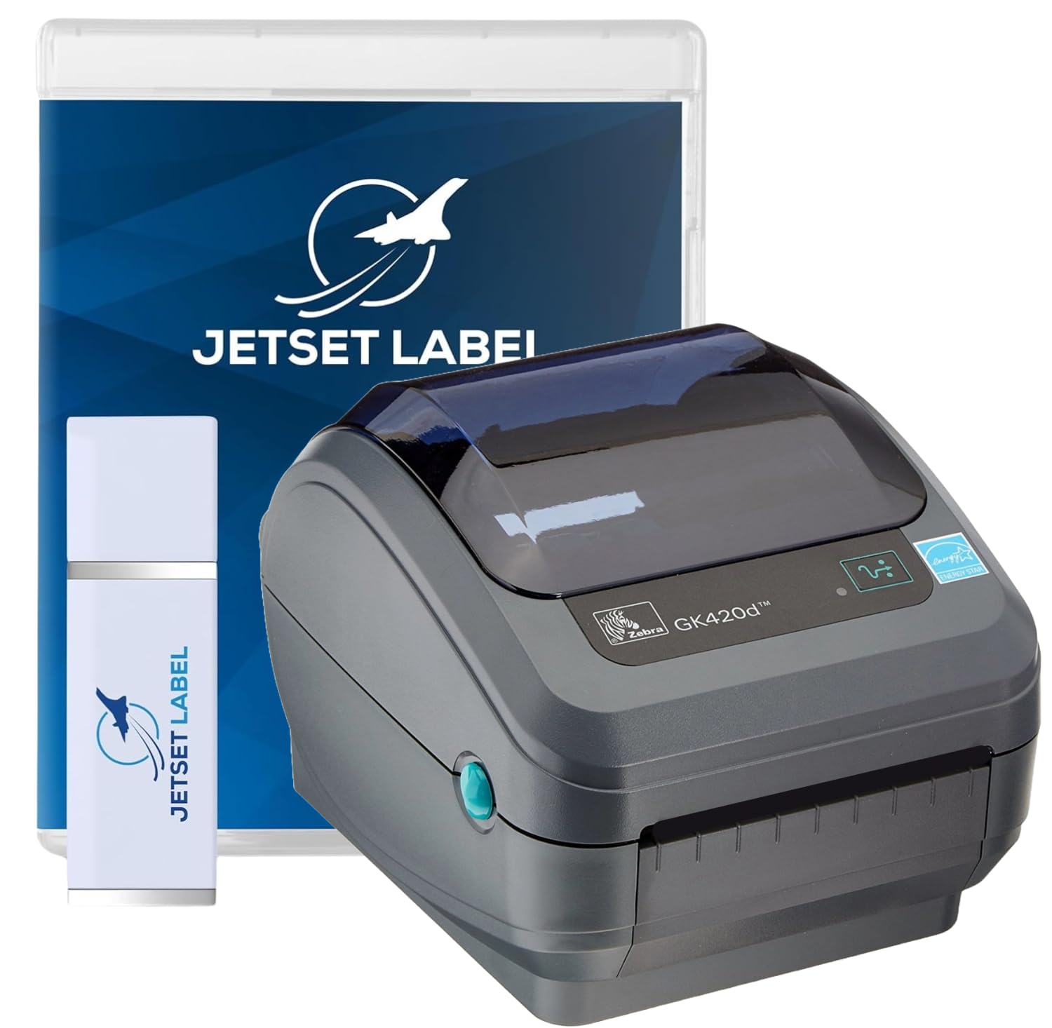 Zebra Gk420t Direct Thermal Desktop Label Printer Usb Zebra GX420d