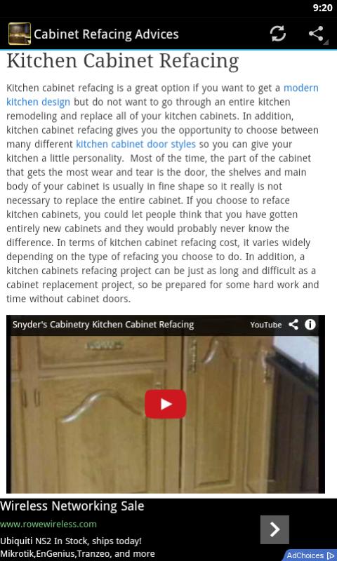 DIY Cabinet Refacing - App on Amazon Appstore