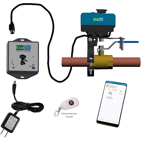 EcoNet Controls EVC200-HCSML The Bulldog Valve Robot, Z-Wave Water ...