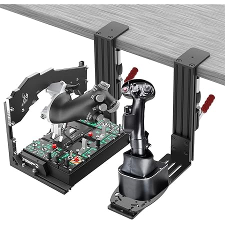 Amazon.com: Meza-Set of 2 Desk Mounts Hotas Mount for Logitech G X52 ...