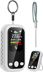 Amazon.com: Chtoocy Air Quality Monitor Portable CO2 Detector ...