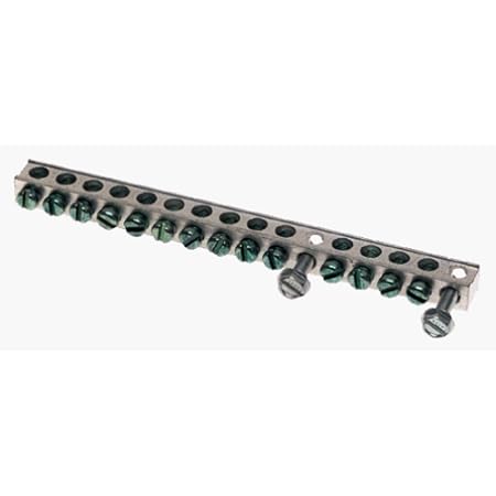 EATON GBK14P Ground Bar, For 8, 12, 16 & 20 Circuit Main Lug Load ...