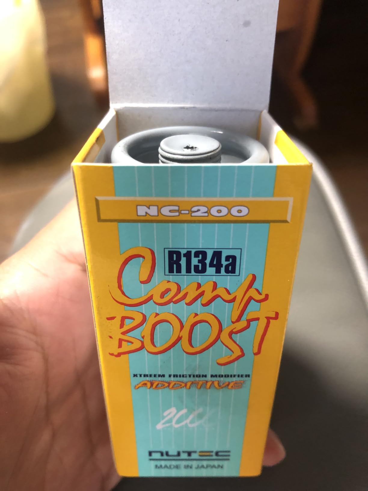 Amazon.co.jp: ニューテック(NUTEC) エアコンオイル添加剤 NC-200 Comp BOOST R134a専用 28g 電動コンプレッサー対応 : 車＆バイク