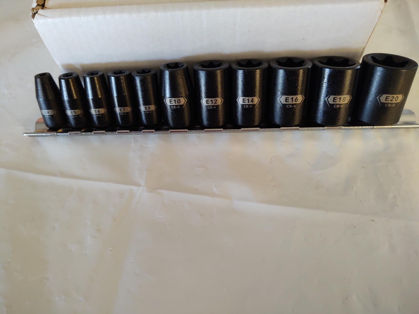 Amazon.com: pgroup E-Torx Socket Set with Holder, E4-E20 Female ...