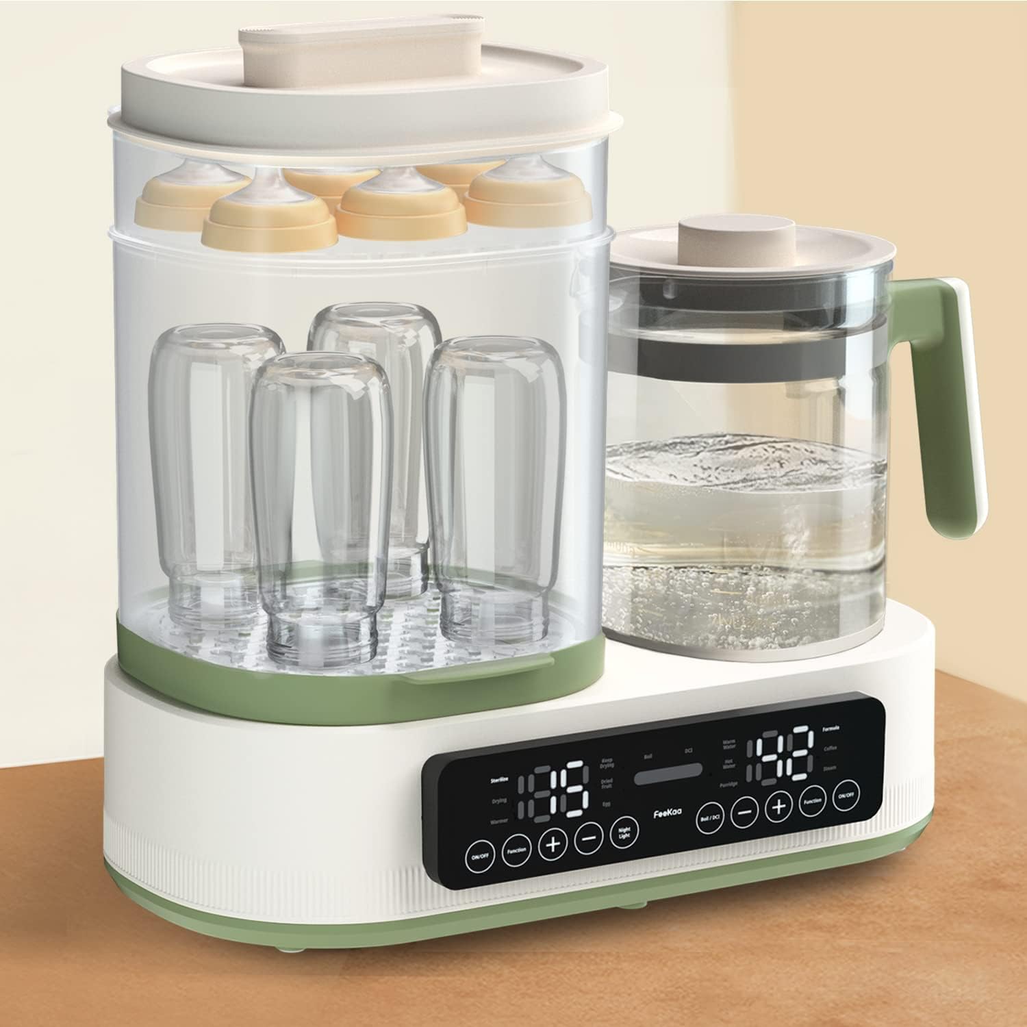 feekaa Electric Steam Bottle Steriliser and Dryer, Steri-Dry with ...