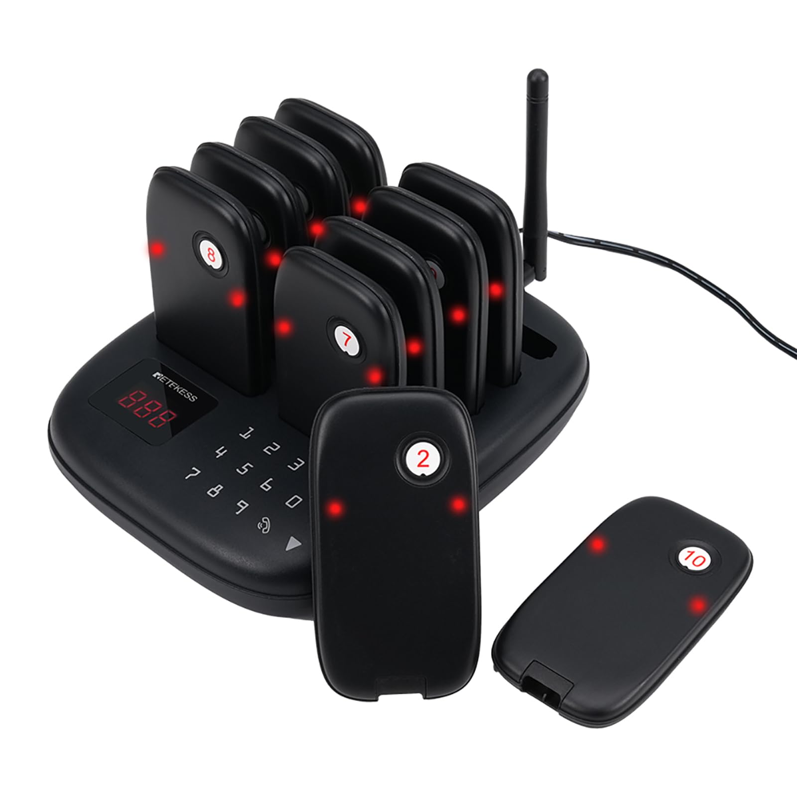 Amazon.com: Retekess TD175S Restaurant Pager System, Pagers and Beepers ...