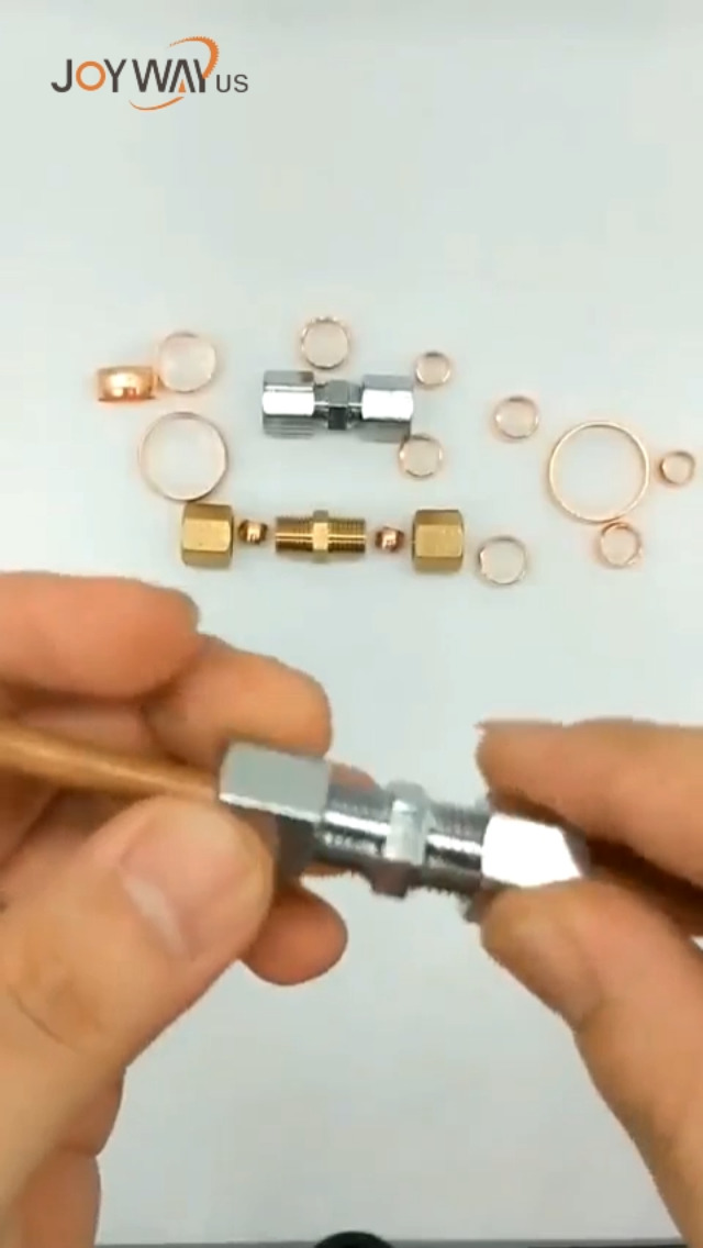 Watch Brass Compression Fitting Sleeves Ferrule Ring on Amazon Live