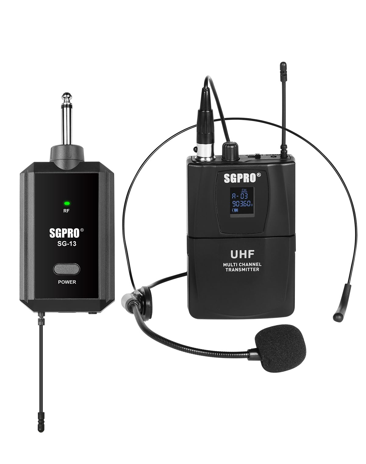 Amazon.com: SG-13B Head-Worn Microphone Set: Multi-Purpose Wireless ...