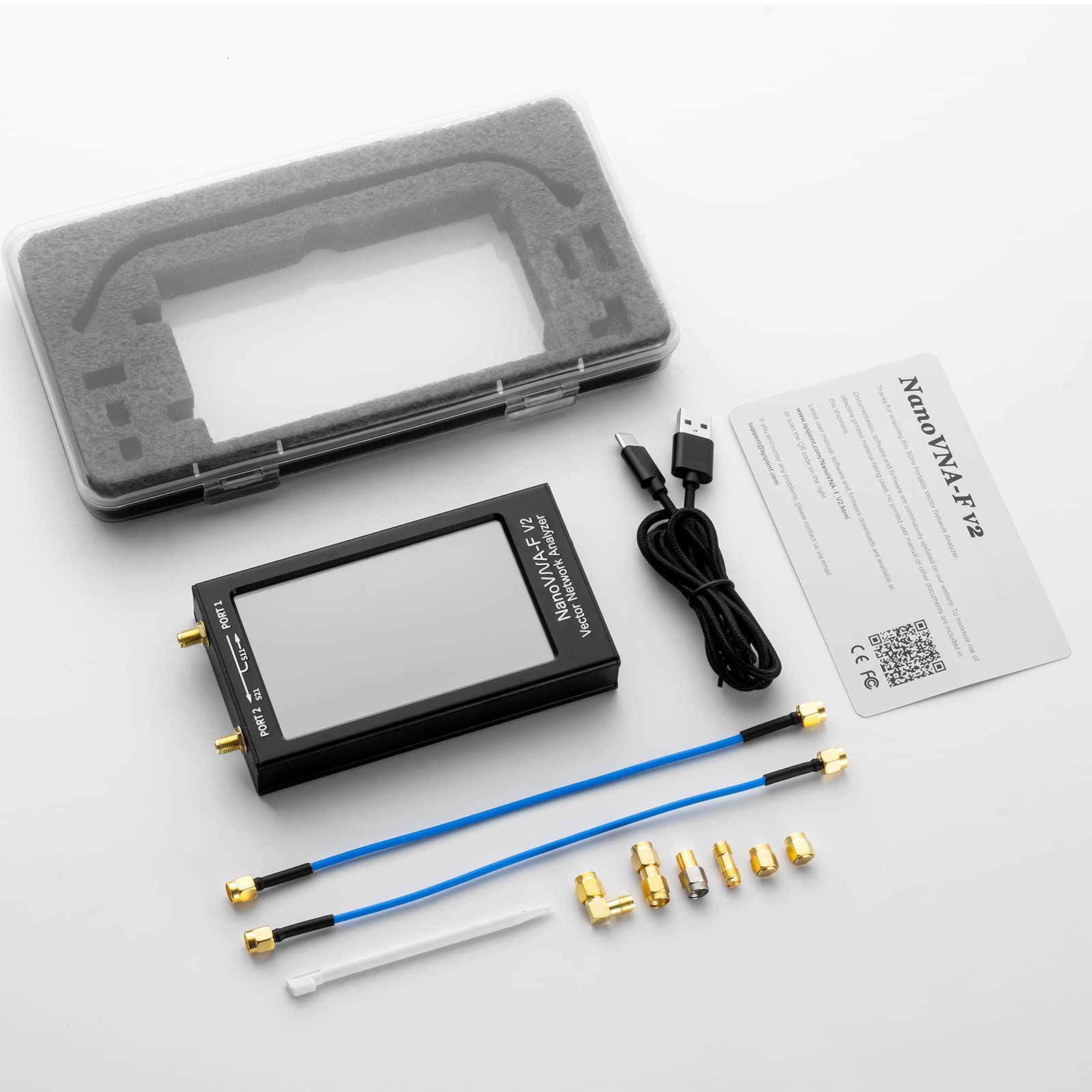 Snapklik.com : Upgraded NanoVNA-F V2 Vector Network Analyzer 50KHz-3GHz ...