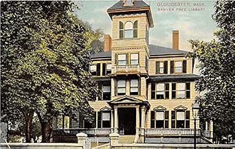 Sawyer Free Library Gloucester Massachusetts Postcard at Amazon's ...