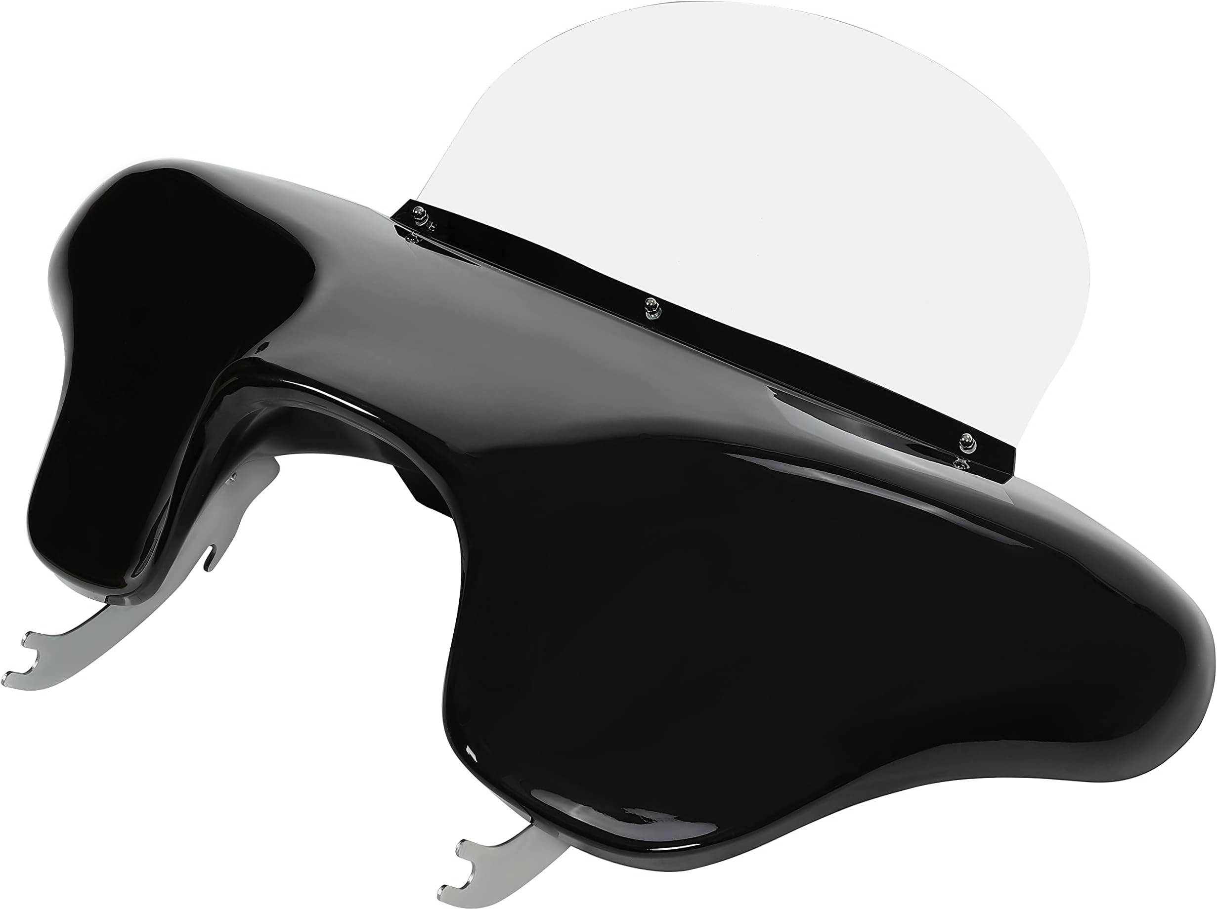 Amazon.com: MZYPARTS Gloss Black Batwing Front Outer Fairing for 1994 ...