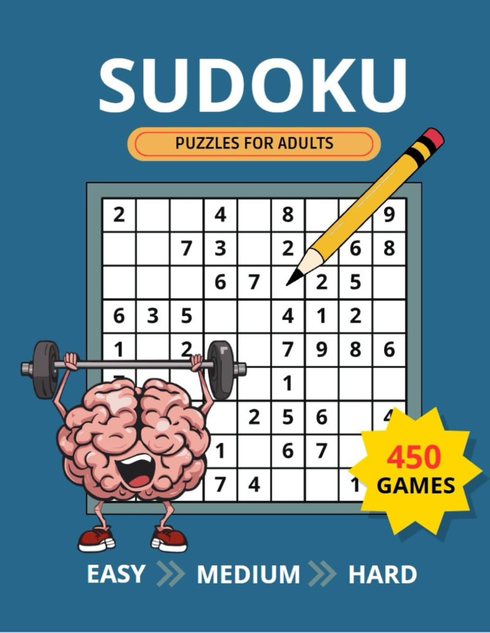 Sudoku Books For Adults Large Print: Mastering Sudoku : 450 Puzzles To ...