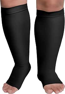 Amazon.com: KEKING® Extra Wide Calf Compression Socks for Men & Women ...