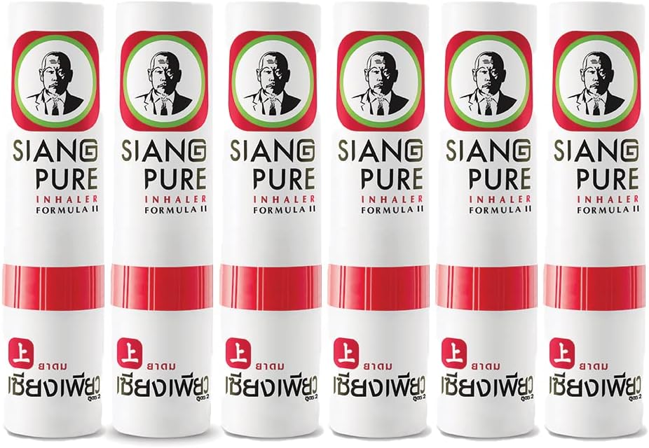 Amazon.com: Siang Pure Aromatherapy Nasal Inhaler - Cooling Menthol ...