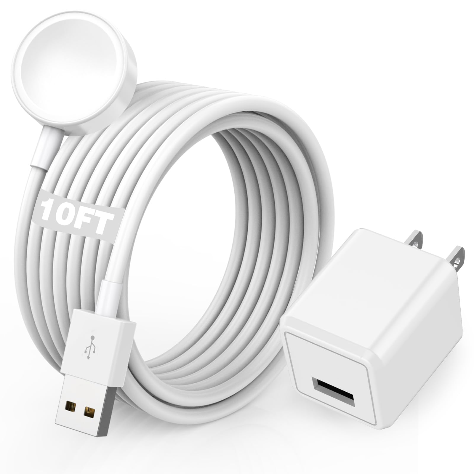 Amazon.com: Watch Charger for Apple Watch Charger, 10FT Long iWatch ...