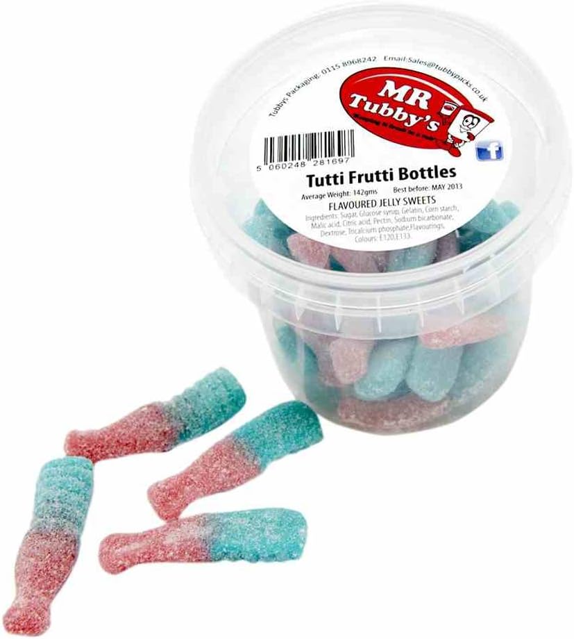 Mr Tubbys Tutti Frutti Bottles 142 g (Pack of 12) : Amazon.co.uk: Grocery