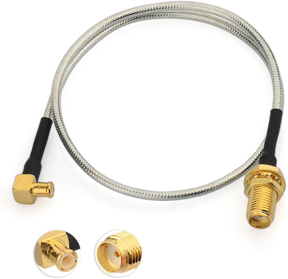 Amazon.co.jp: Superbat MCXオス⇔SMAメス 変換ケーブル（RG405 30cm） 地上デジタルアンテナ・車載チューナーやワンセグ・カーナビ・WiFi機器などに対応 金 ...