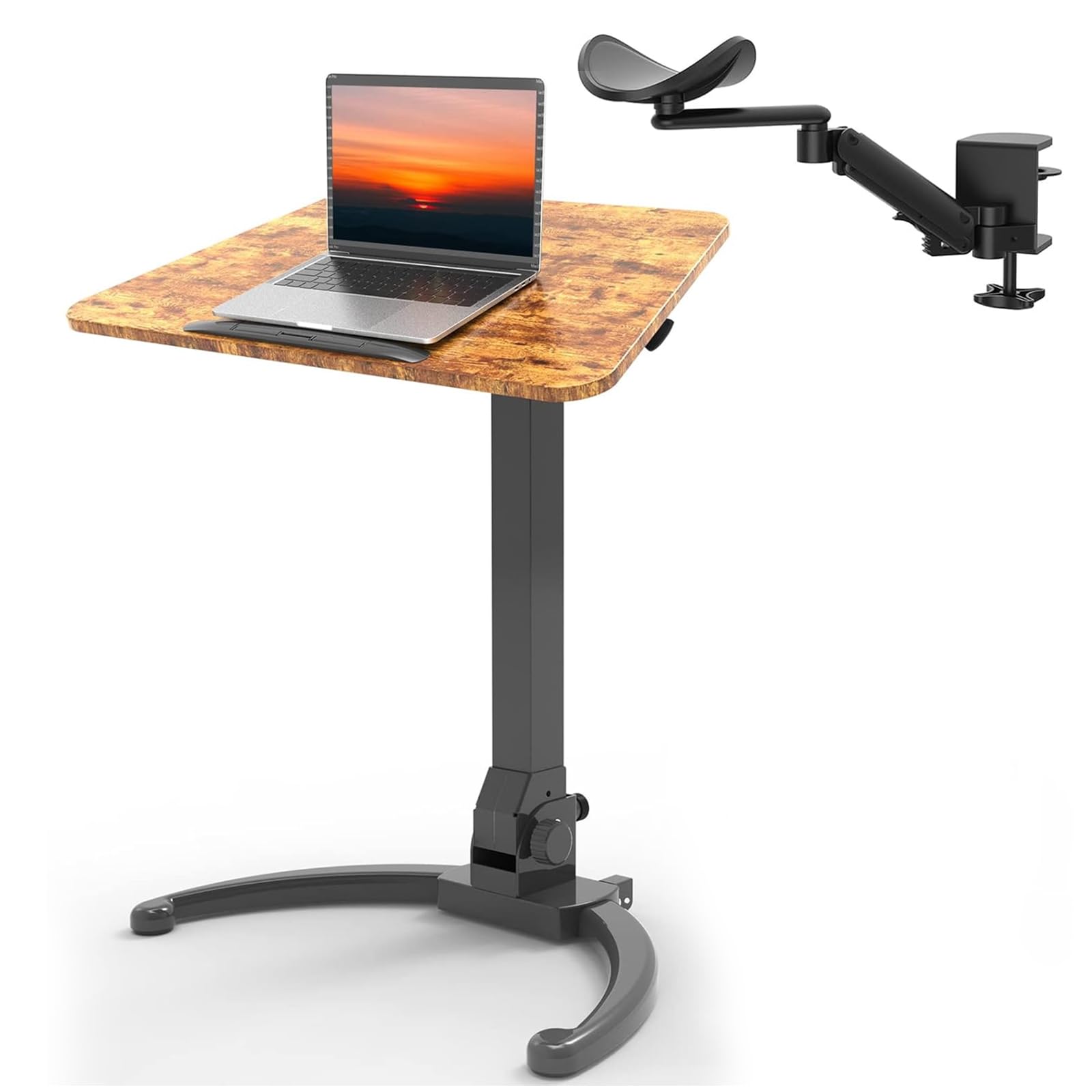 Amazon.com: JOY worker Foldable Mobile Standing Desk and Ergonomic 360 ...