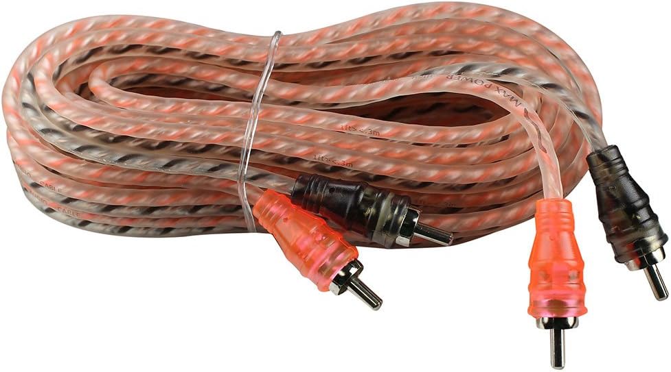 Amazon.com: Maxpower MPRCA17OB Max Power Entry Rca Cable 17ft Orange ...
