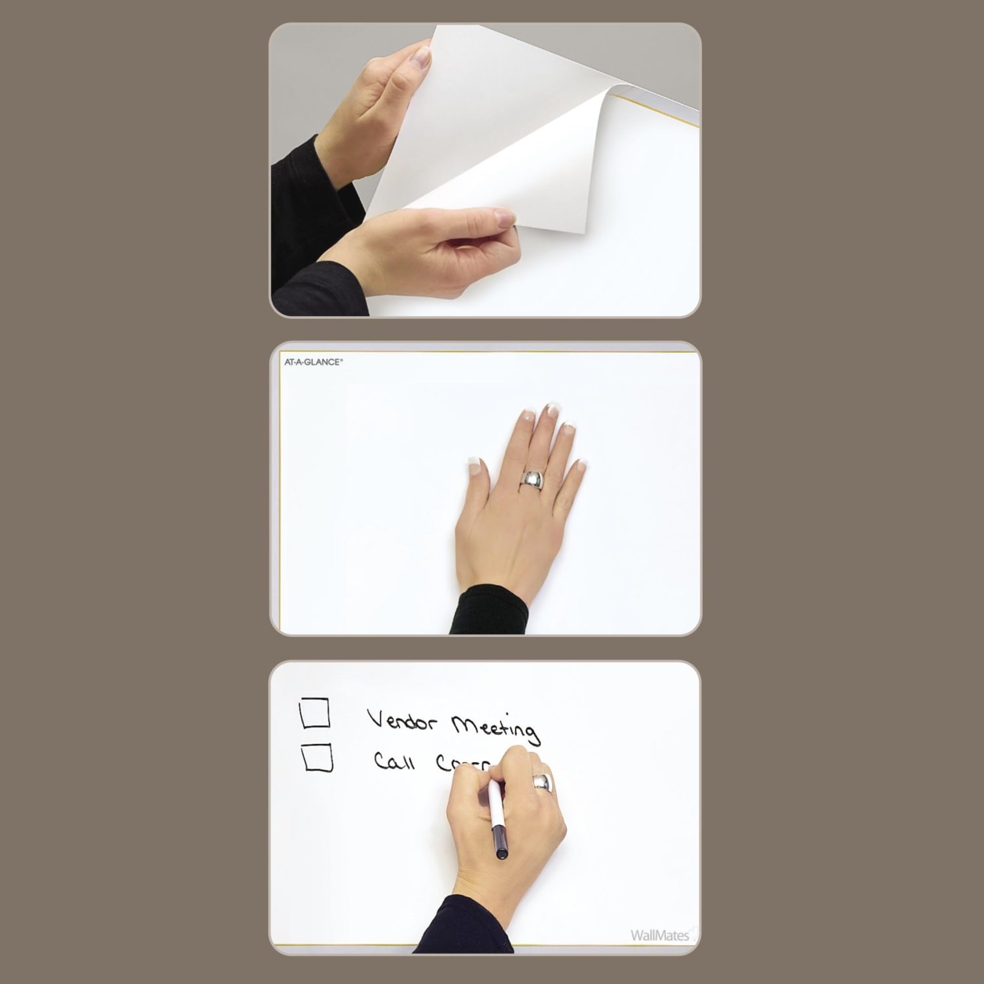 Snapklik.com : 2025 AT-A-GLANCE WallMates Self-Adhesive Dry-Erase ...