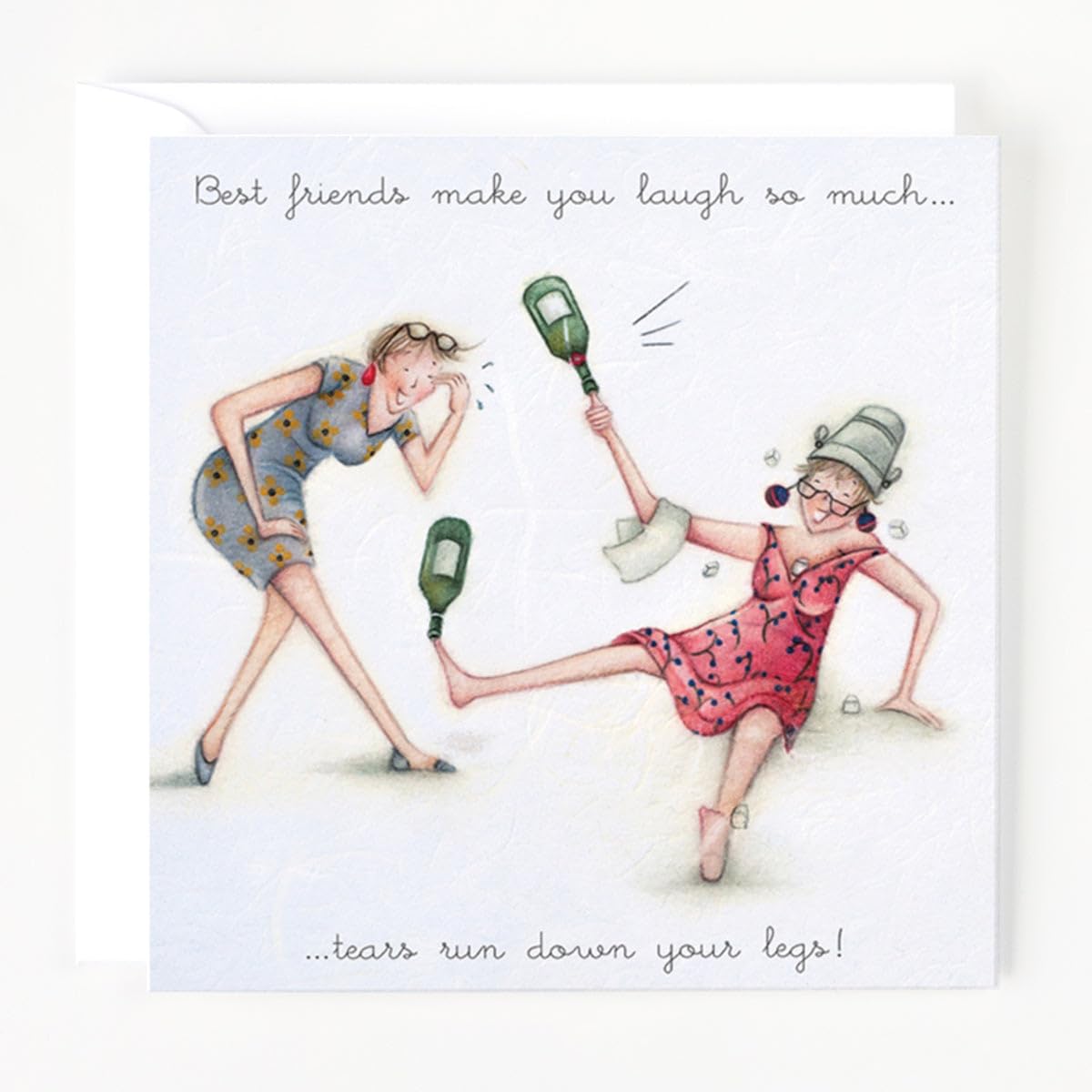 Friends Make You Laugh Best Friend Quote" Greeting Card For Sale By