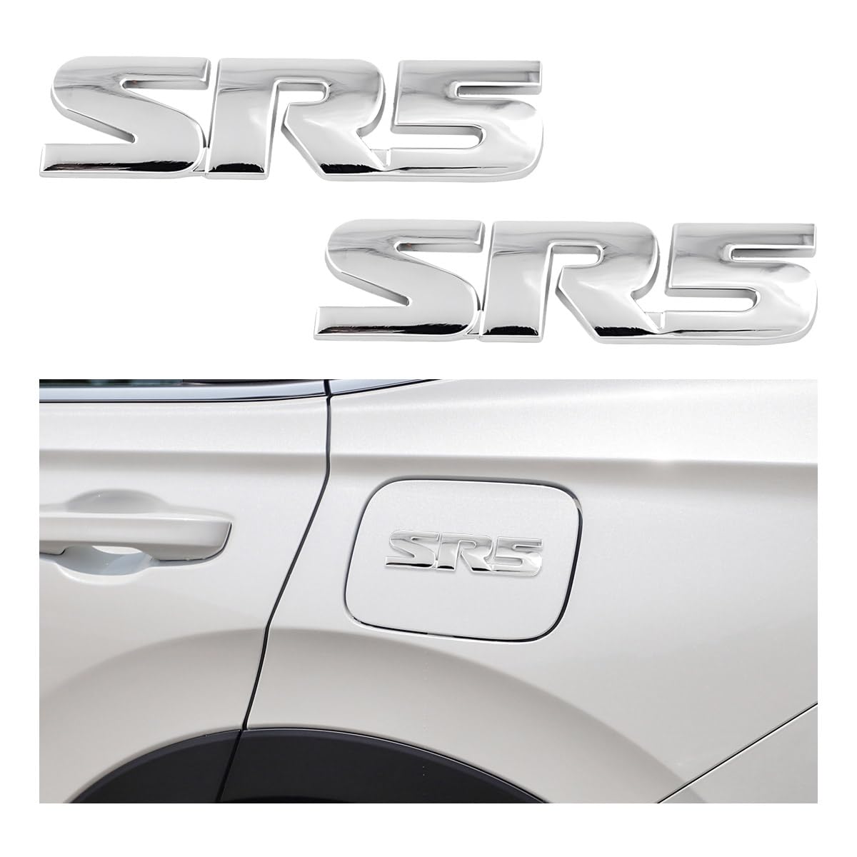 Amazon.com: Wevdn 2PCS SR5 Metal Emblem, Premium 3D Classic SR5 ...