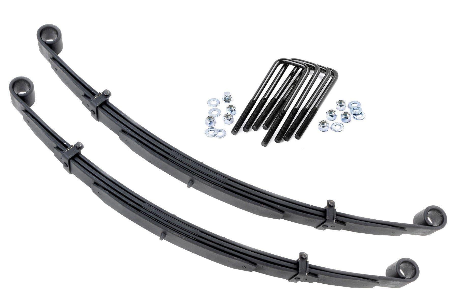 Amazon.com: Rough Country 4" Front Leaf Springs for 1980-1997 Ford F ...