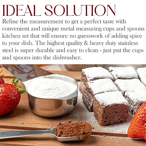 Snapklik.com : Bellemain One Piece Stainless Steel - Nesting Measuring ...