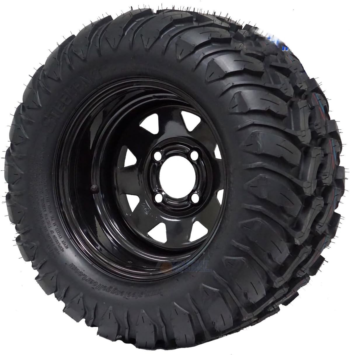 Amazon.com: 12" Black Steel Wheels and 22x11-12" Crawler All Terrain ...