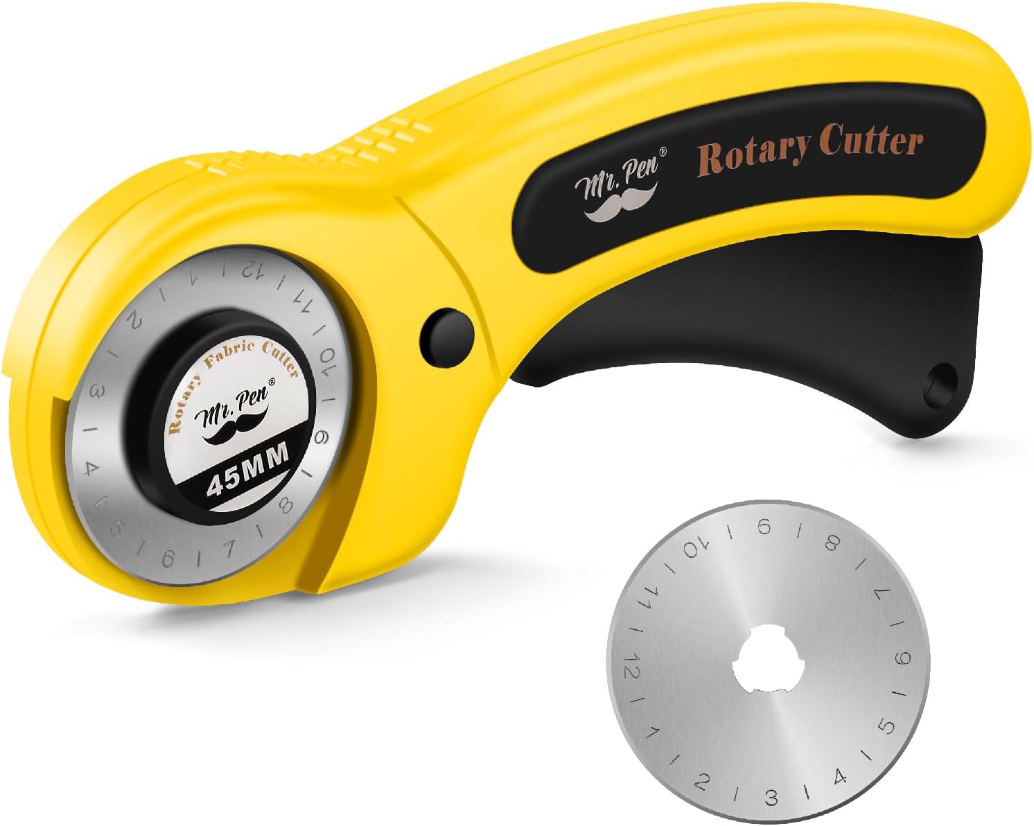 Amazon.com: Fiskars 45mm Rotary Cutter for Fabric, Titanium Rotary ...