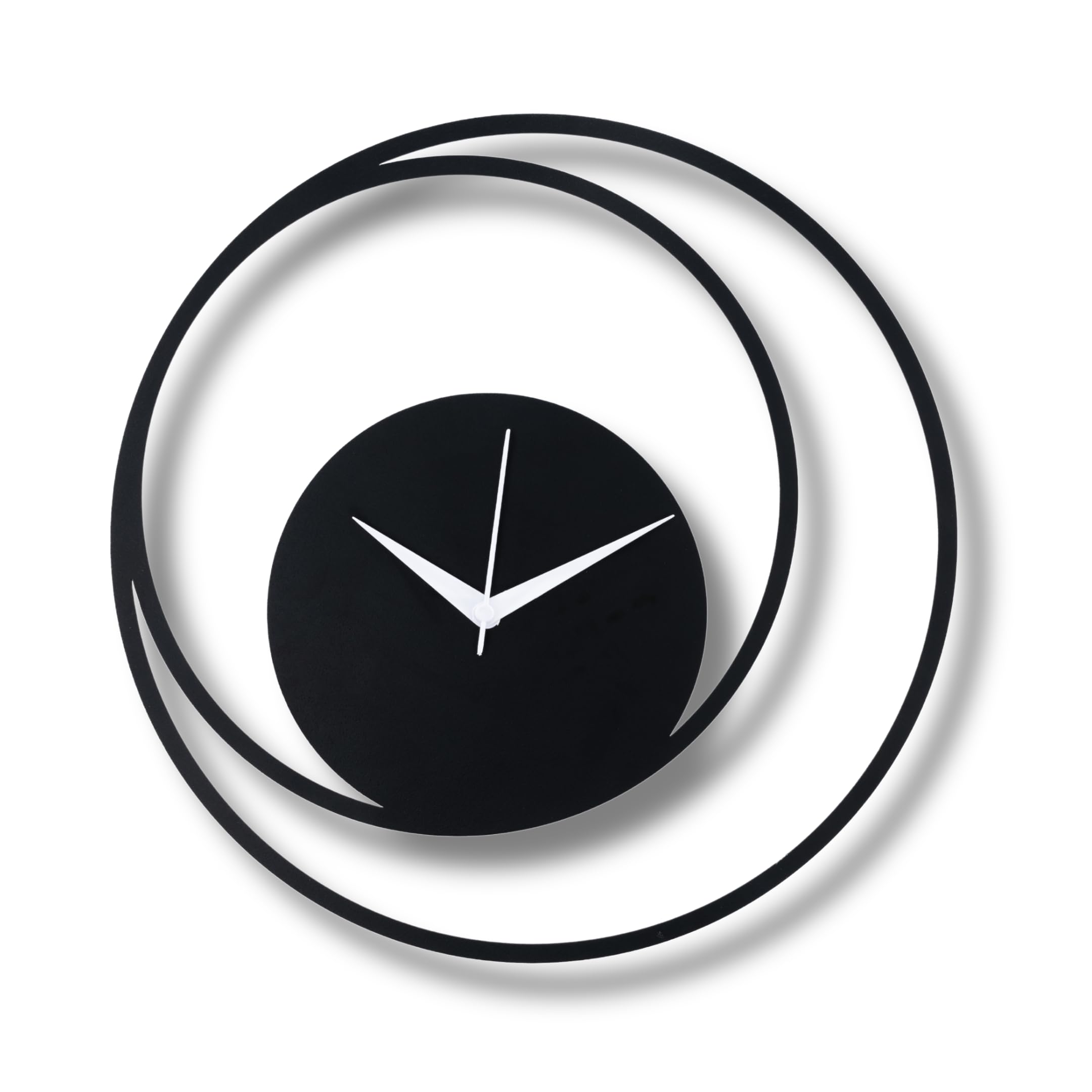 Buy RAP CREATION Luxurious Mordern Metallic Analog Wall Clock for Home ...