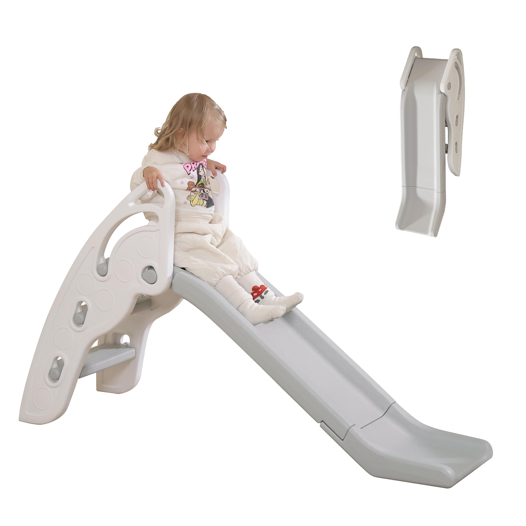 Amazon.com: Toddler Slide Indoor Outdoor Folding Slip and Slide for ...