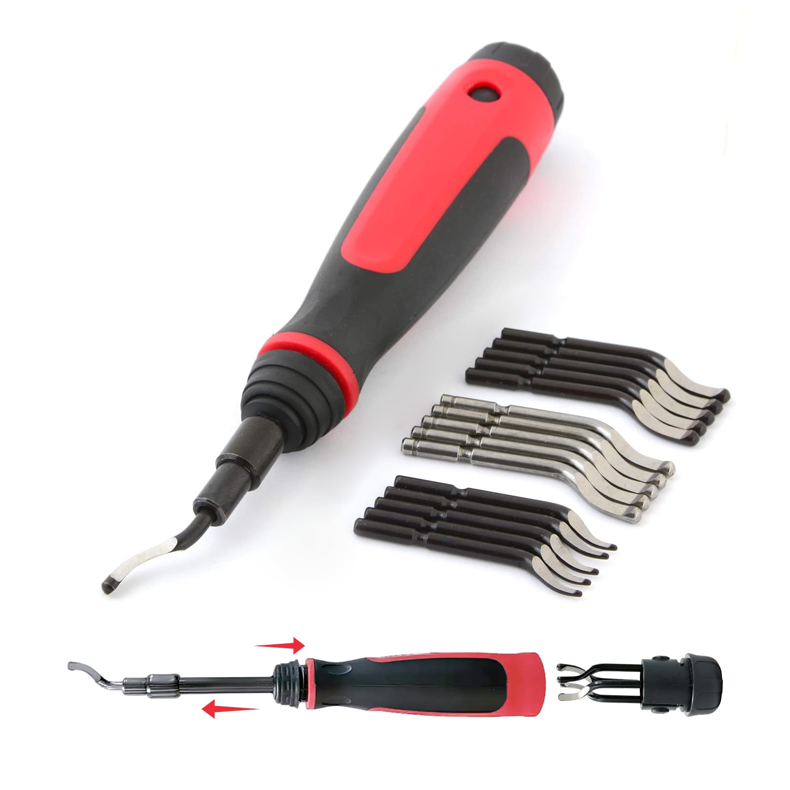 Snapklik.com : AFA Tooling - Extendable Neck Deburring Tool