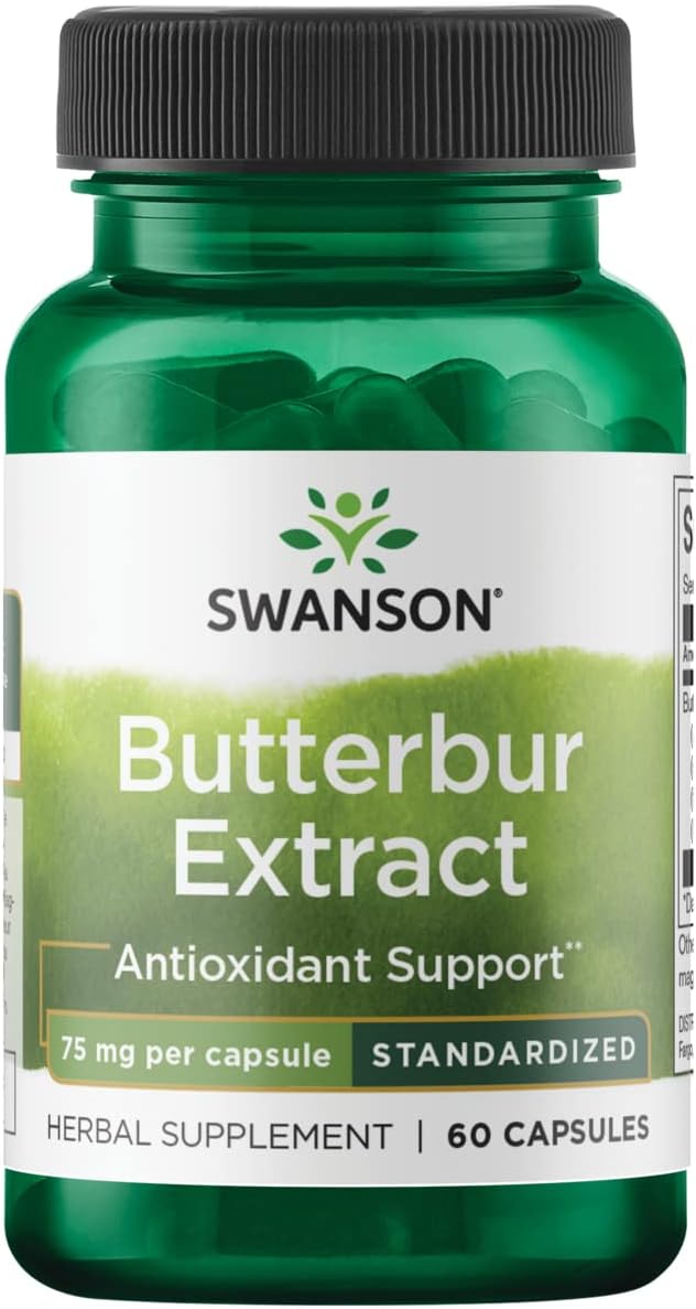 Amazon.com: Swanson Butterbur Extract - Standardized 75 mg 60 Caps ...