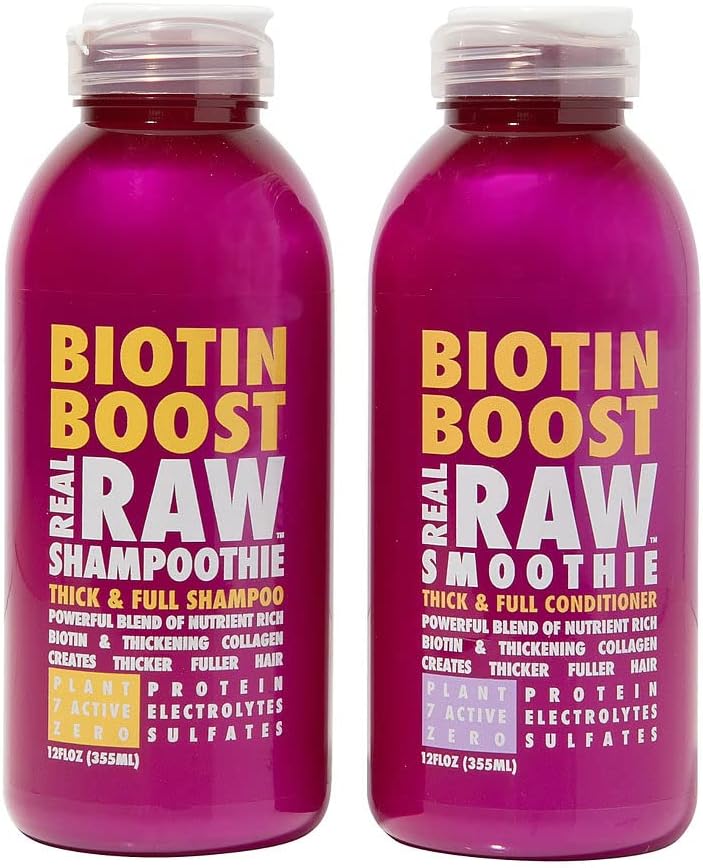 Amazon.com : Real Raw Biotin Shampoo & Conditioner set - Add Volume ...