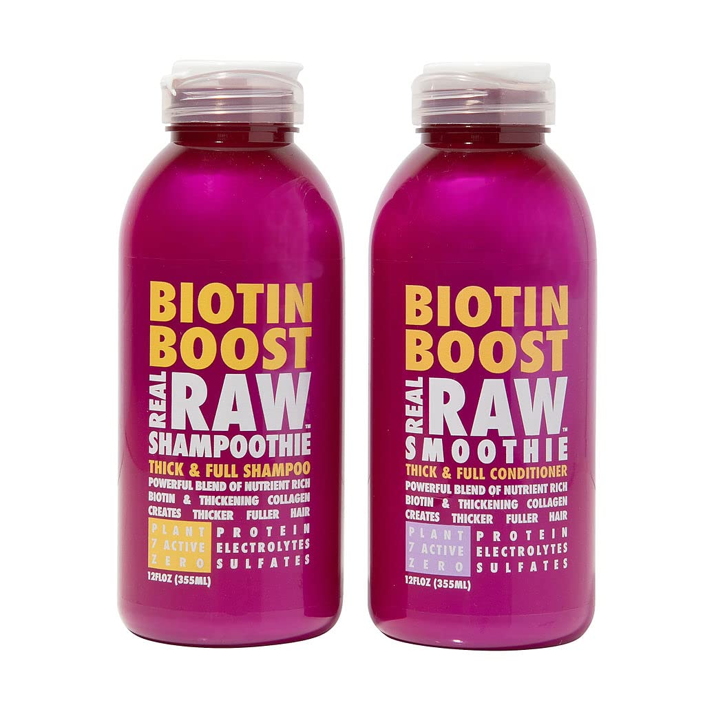 Amazon.com : Real Raw Biotin Shampoo & Conditioner set - Add Volume ...