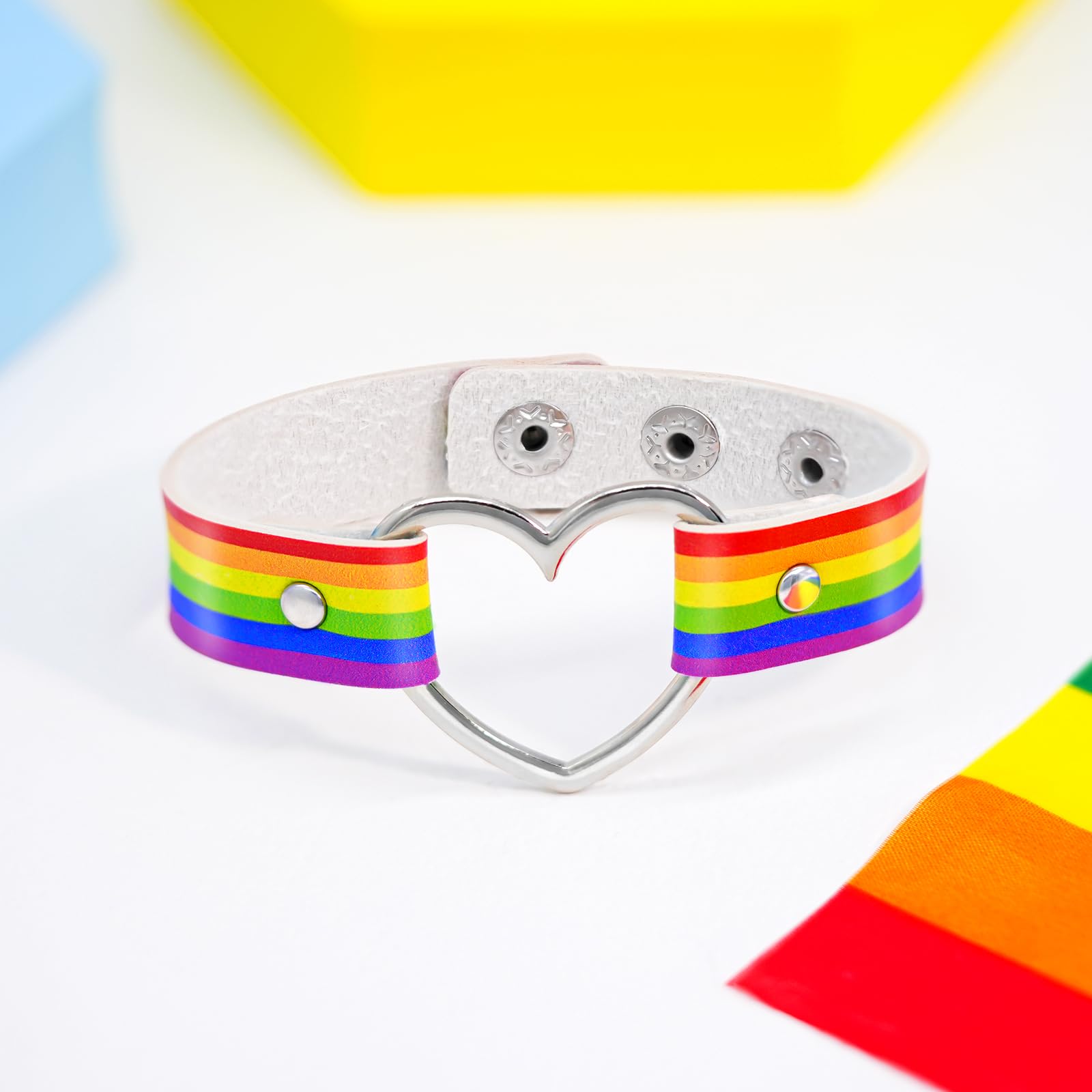Snapklik.com : Yomlry LGBT Rainbow Pride Bracelet For Women Men ...