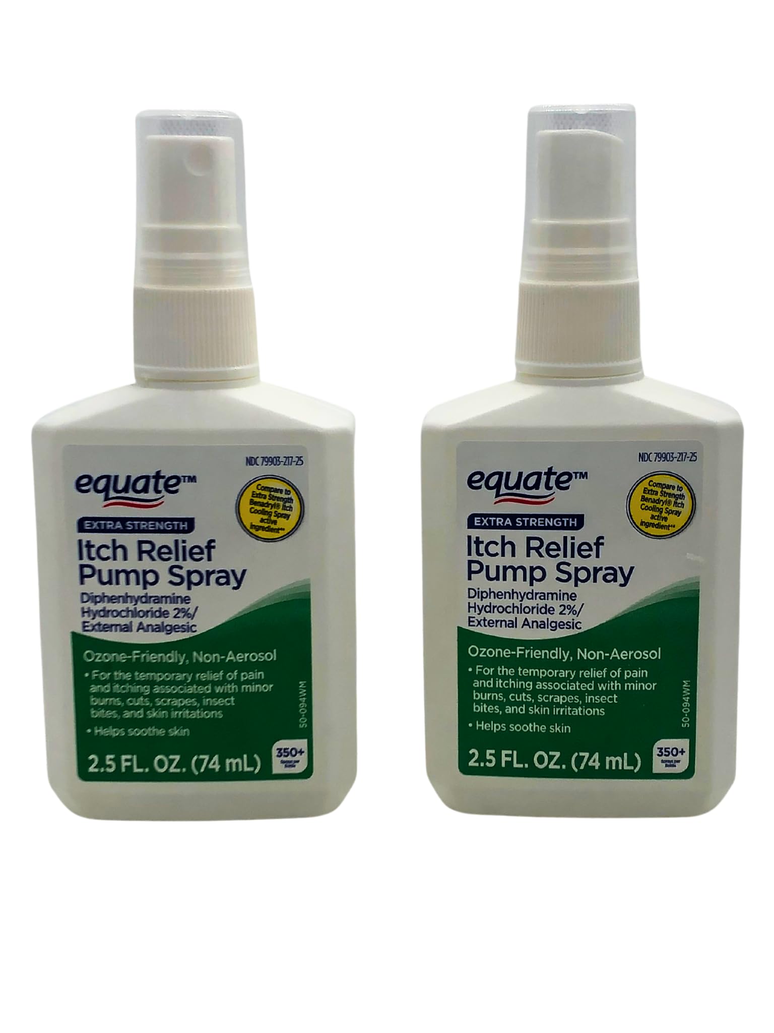 Amazon.com: Equate Extra Strength Itch Relief Pump Spray - 2.5 oz, (2 ...