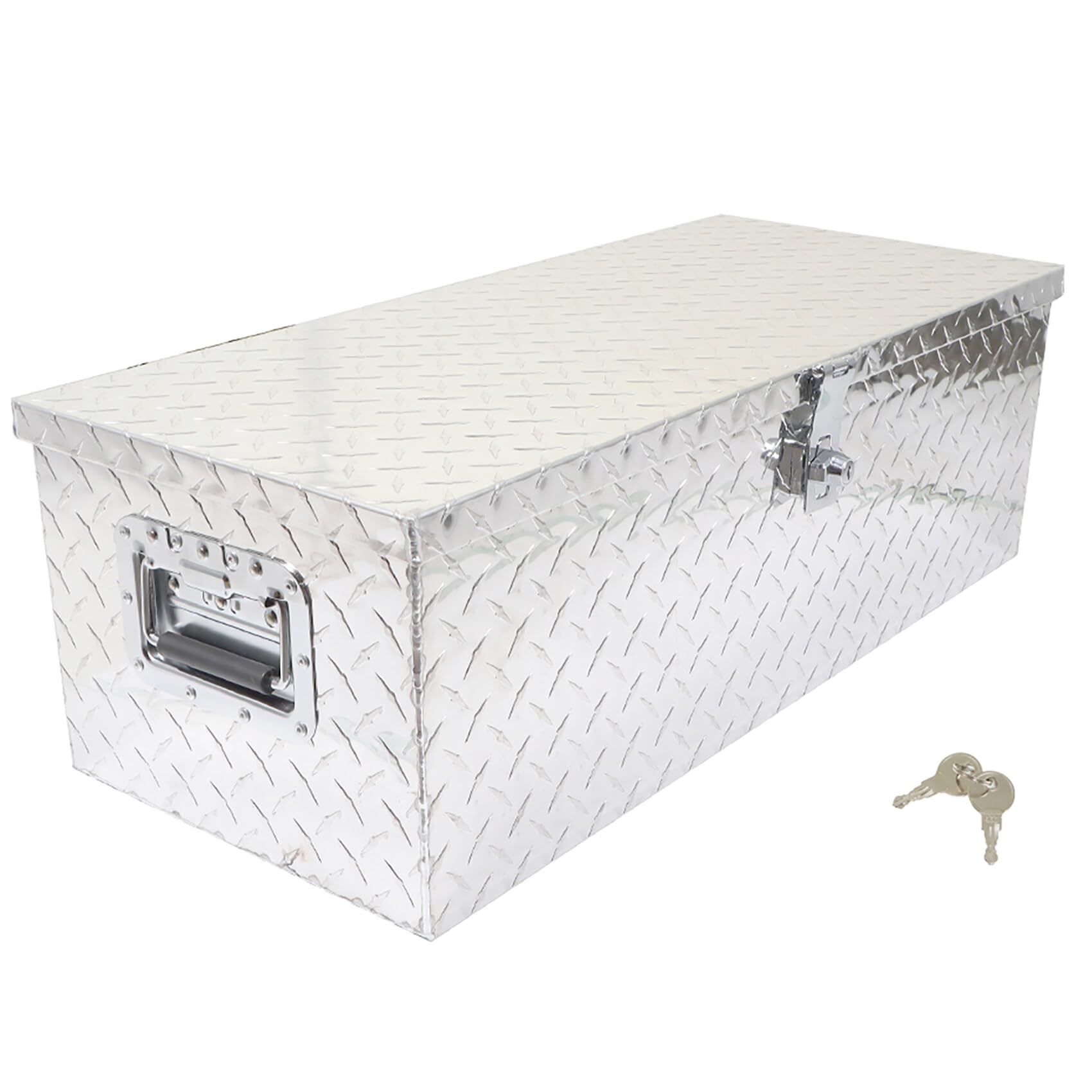 Amazon.com: labwork 20 Inch Heavy Duty Silver Diamond Plate Tool Box ...