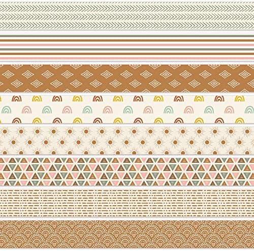 Amazon.com: Whaline 82Ft Boho Bulletin Board Borders Modern Boho ...