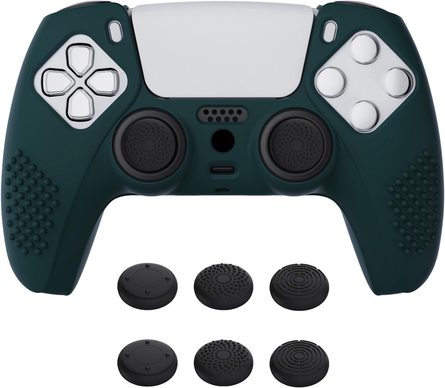 Amazon.com: PlayVital 3D Studded Edition Anti-Slip Silicone Cover Case ...