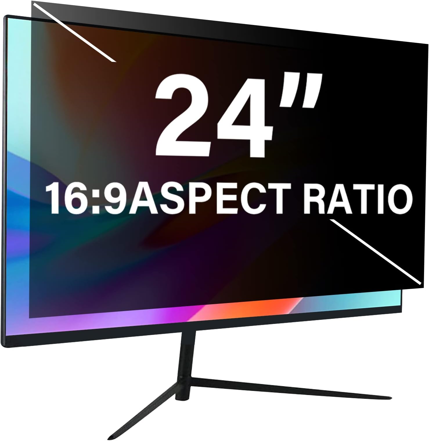 Amazon.com: 2 Pack [24 Inch 16:9 & 23 Inch 16:9] Computer Privacy ...