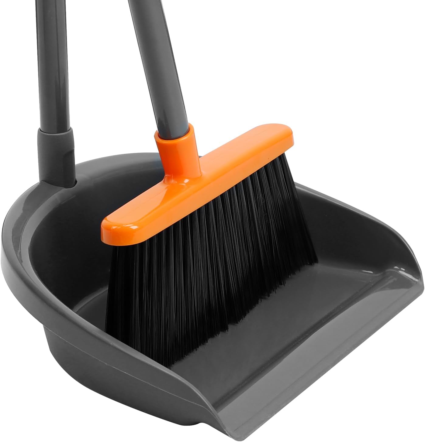 Amazon.com: Broom with Dustpan Combo Set,180° Rotating Long Handle ...