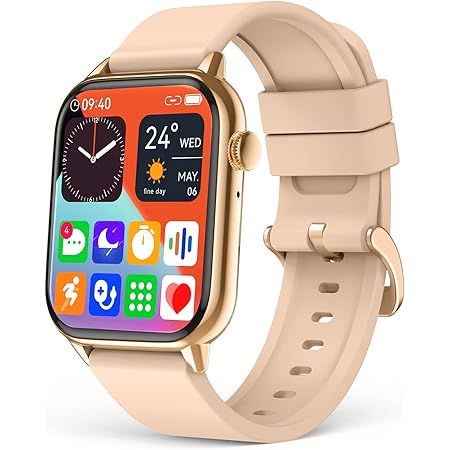 Amazon.com: Smart Watch, Fitness Tracker with Heart Rate Monitor, Blood ...